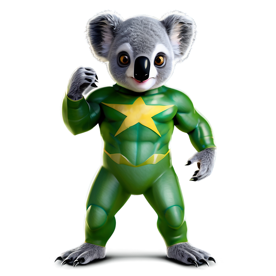 Download Koala Superhero Cartoon Png 25 | Wallpapers.com