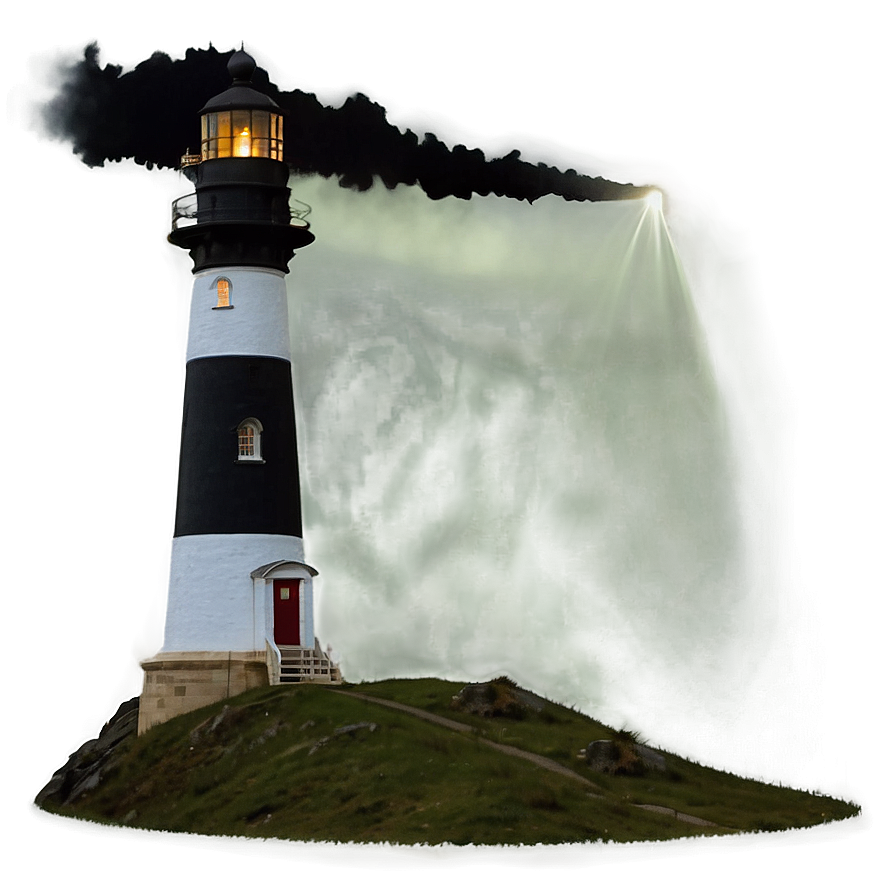 Download Lighthouse In Fog Png 05242024 | Wallpapers.com