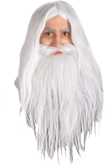 Download Long White Wizard Beard | Wallpapers.com
