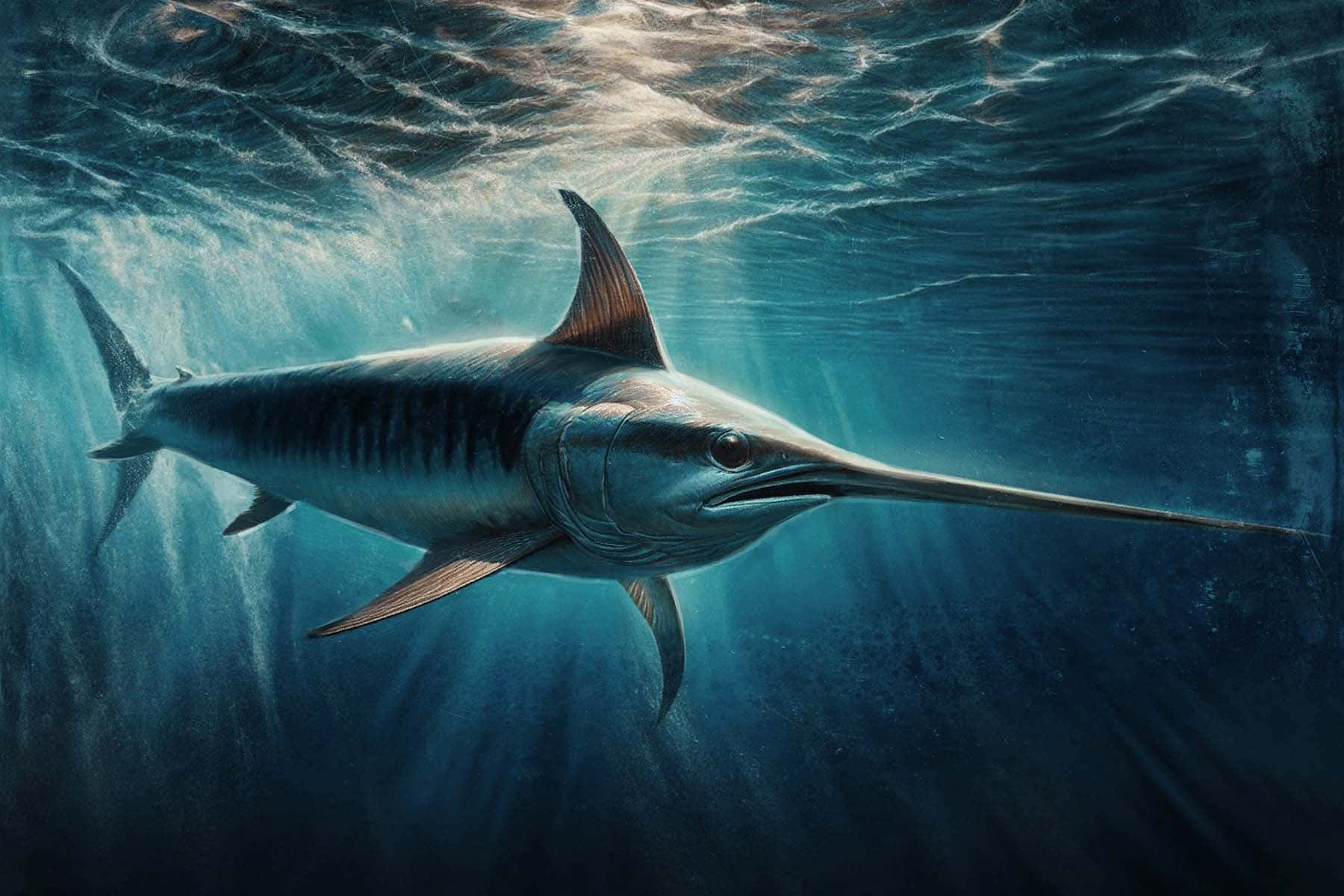Download Majestic Swordfish Underwater Wallpaper | Wallpapers.com