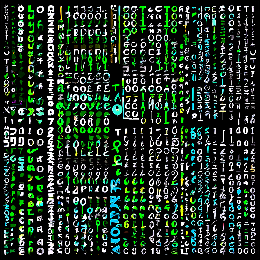 Download Matrix Code Encryption Technology Png 30 | Wallpapers.com