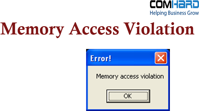 Download Memory Access Violation Error Dialog | Wallpapers.com