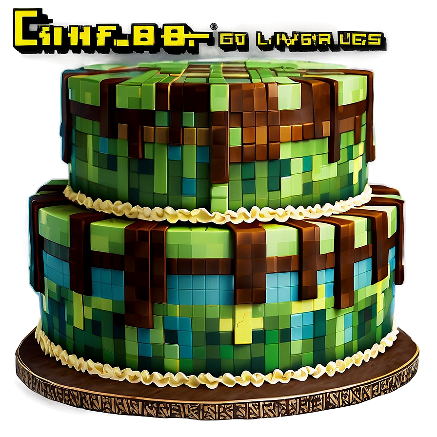Download Minecraft Cake Multi-layer Png 06132024 | Wallpapers.com