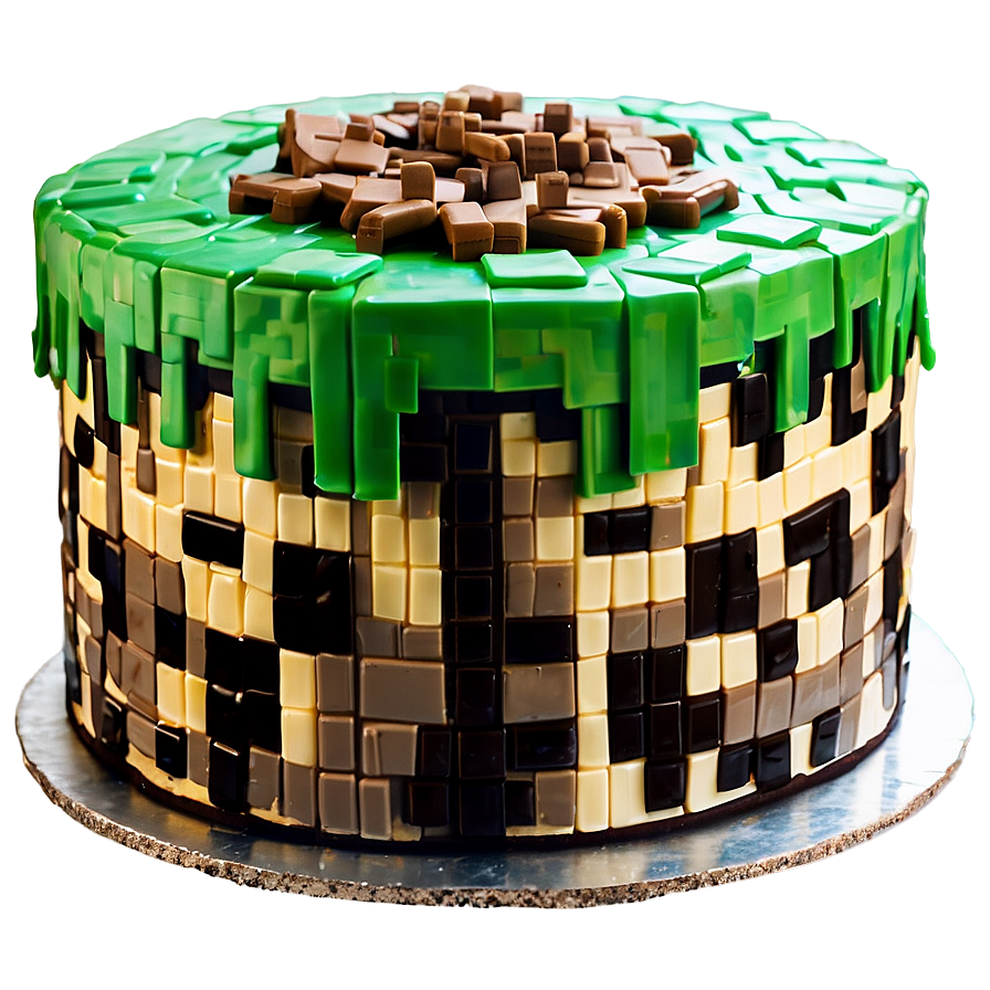 Download Minecraft Cake Side View Png 06132024 | Wallpapers.com
