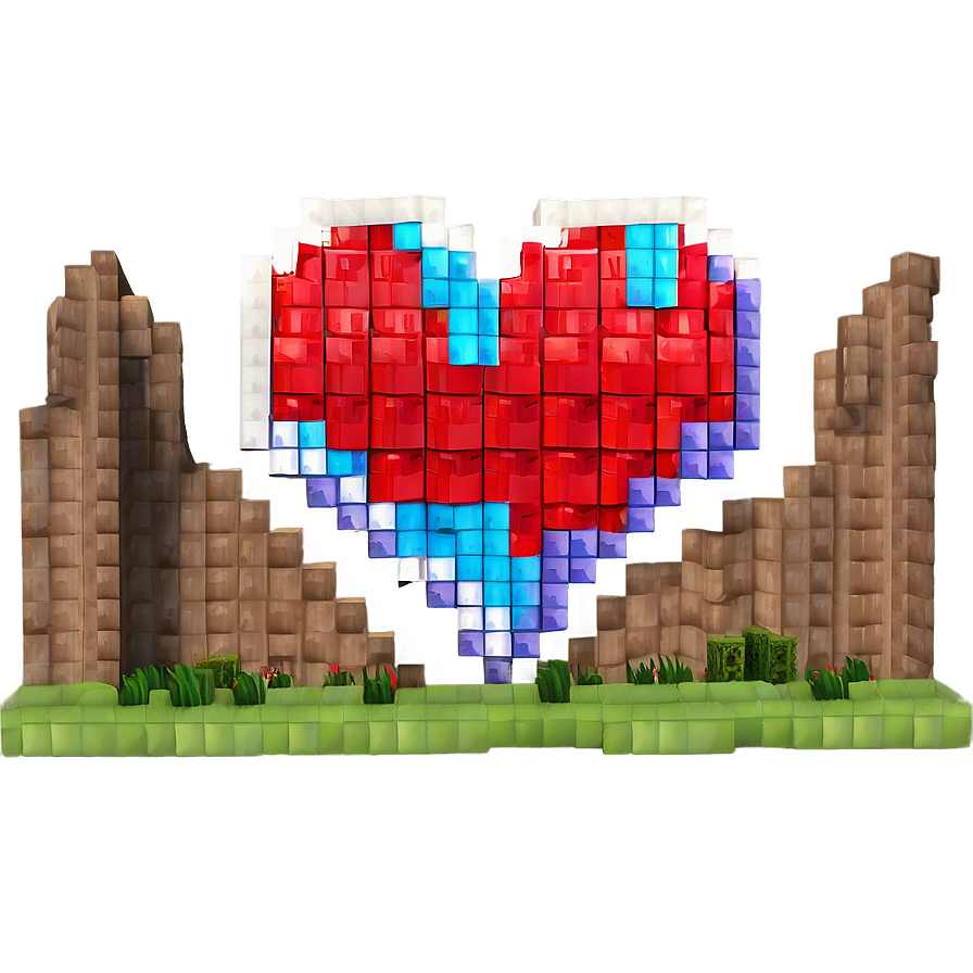 Download Minecraft Game Heart Png 06122024 | Wallpapers.com