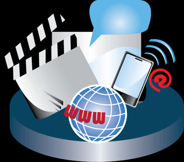 Download Modern Communication Elements | Wallpapers.com