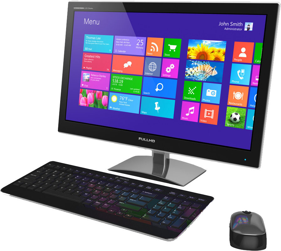 Download Modern Desktop Setupwith Interface | Wallpapers.com