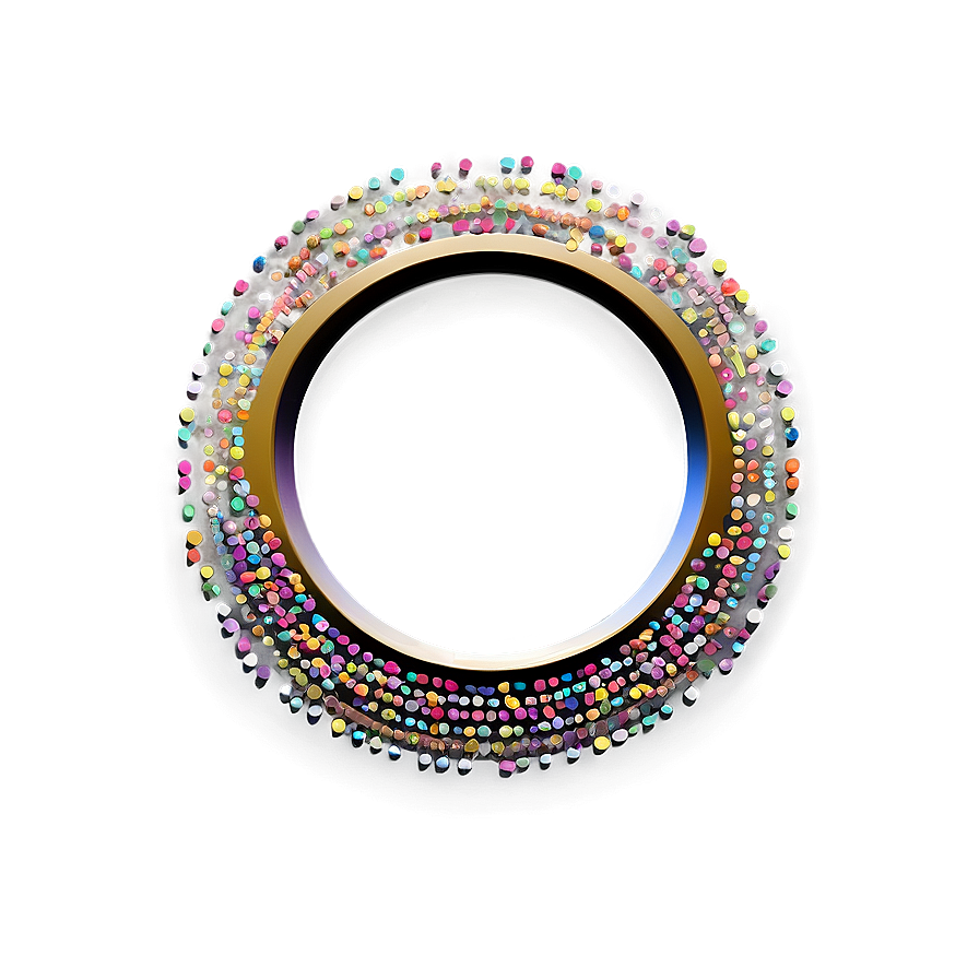 Download Modern Dotted Circle Png Itu | Wallpapers.com