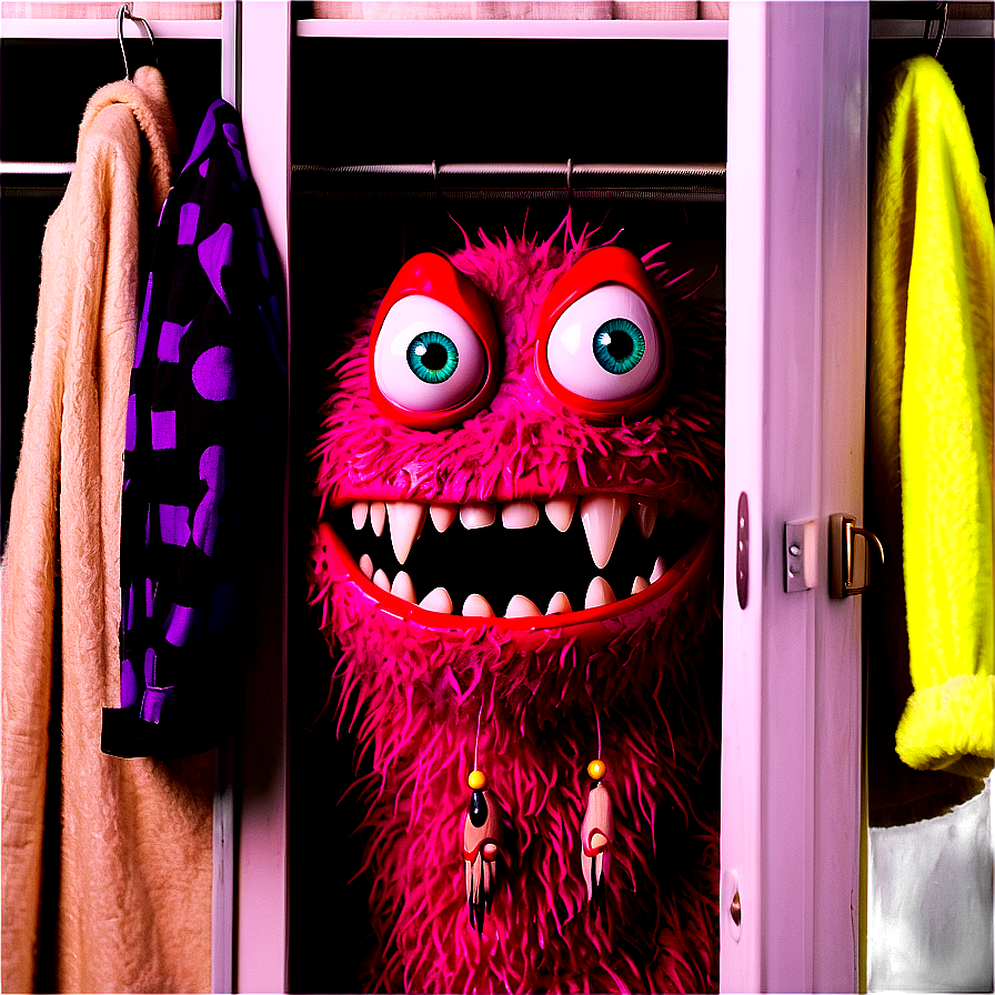 Download Monster Hiding In Closet Png Wfb | Wallpapers.com