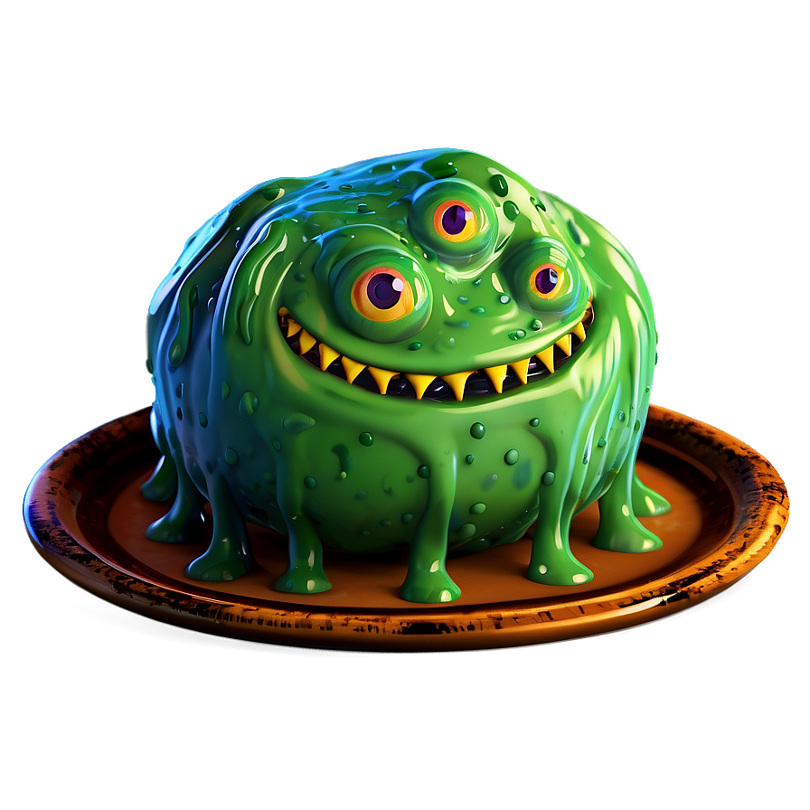 Download Monster Slime Halloween Png Uit | Wallpapers.com
