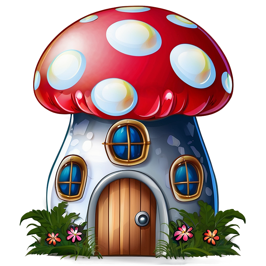 Download Mushroom House Clipart Png Ymp | Wallpapers.com