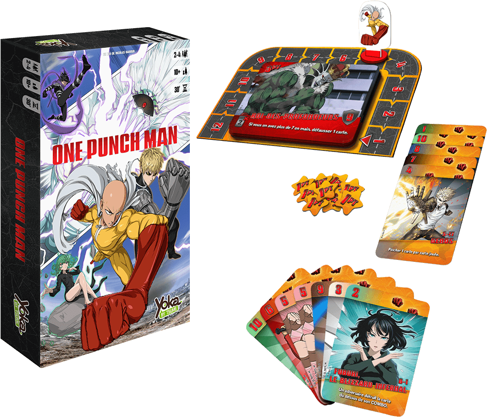 Download One Punch Man Board Game Set | Wallpapers.com