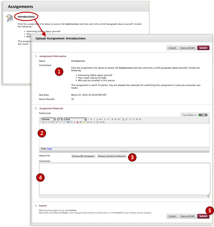 Download Online Assignment Submission Interface | Wallpapers.com
