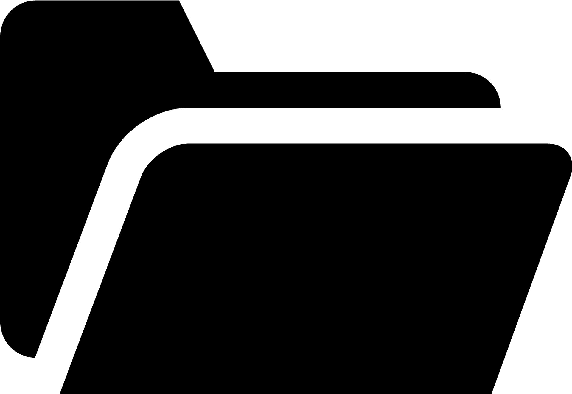 Open And Closed Folder Icon