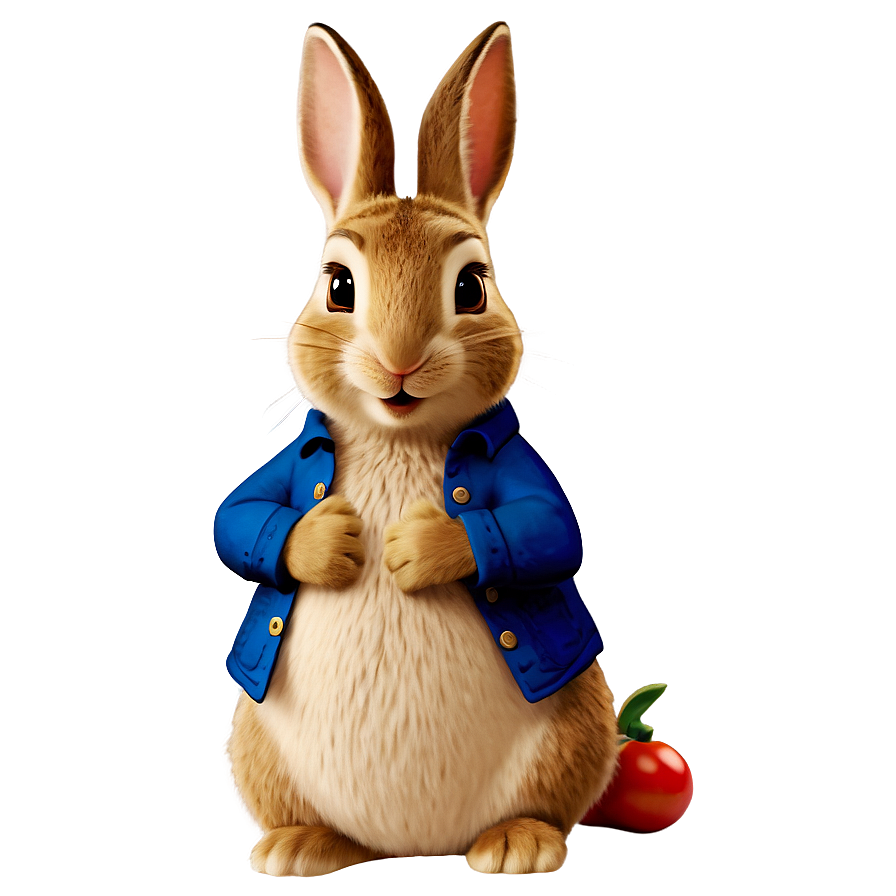 Download Peter Rabbit Cartoon Design Png 06262024 | Wallpapers.com