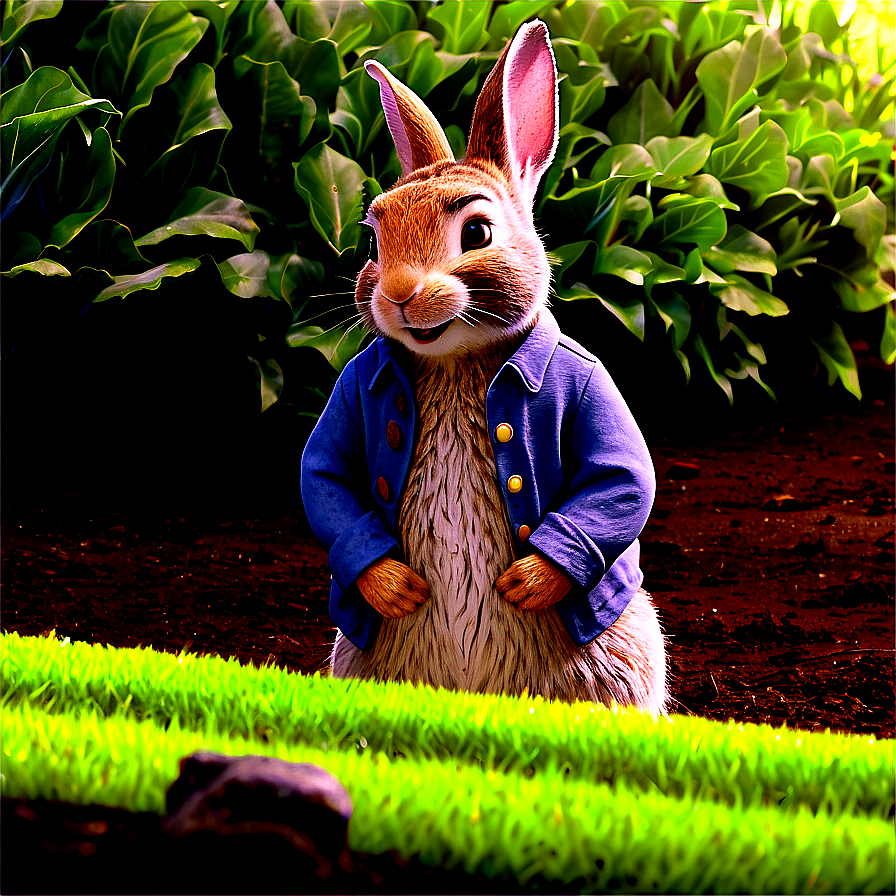 Download Peter Rabbit In Garden Png 06262024 | Wallpapers.com