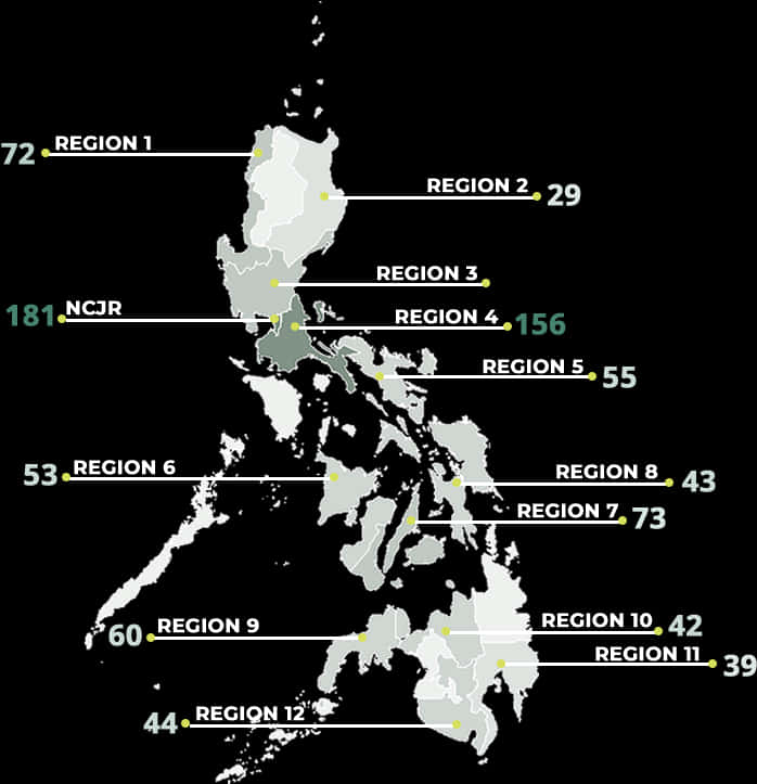 Download Philippines Regional Statistics Map | Wallpapers.com