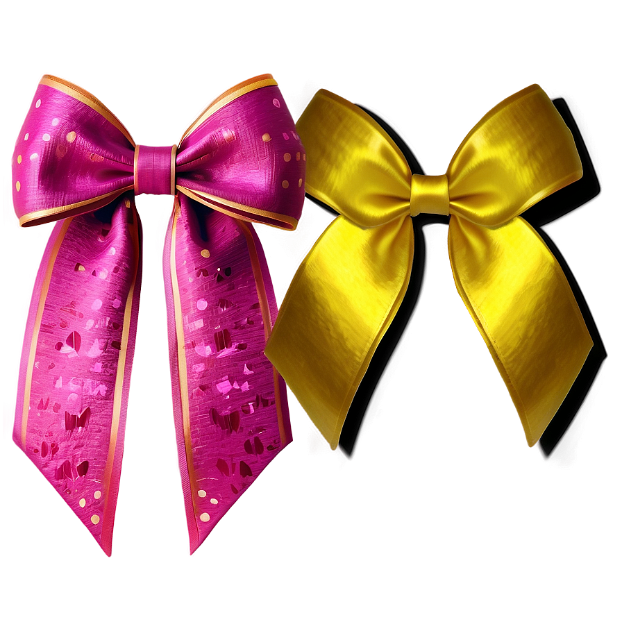 Download Pink Hair Bow Png Esr | Wallpapers.com