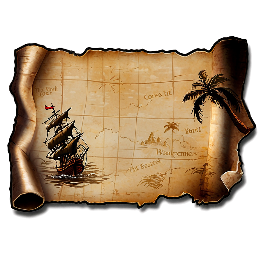 Download Pirate Treasure Map Png Lcm | Wallpapers.com