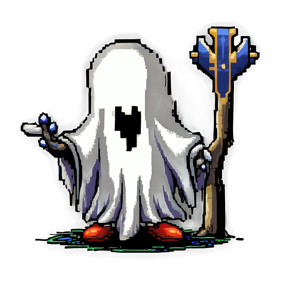 Download Pixel Art Ghost Png 50 | Wallpapers.com