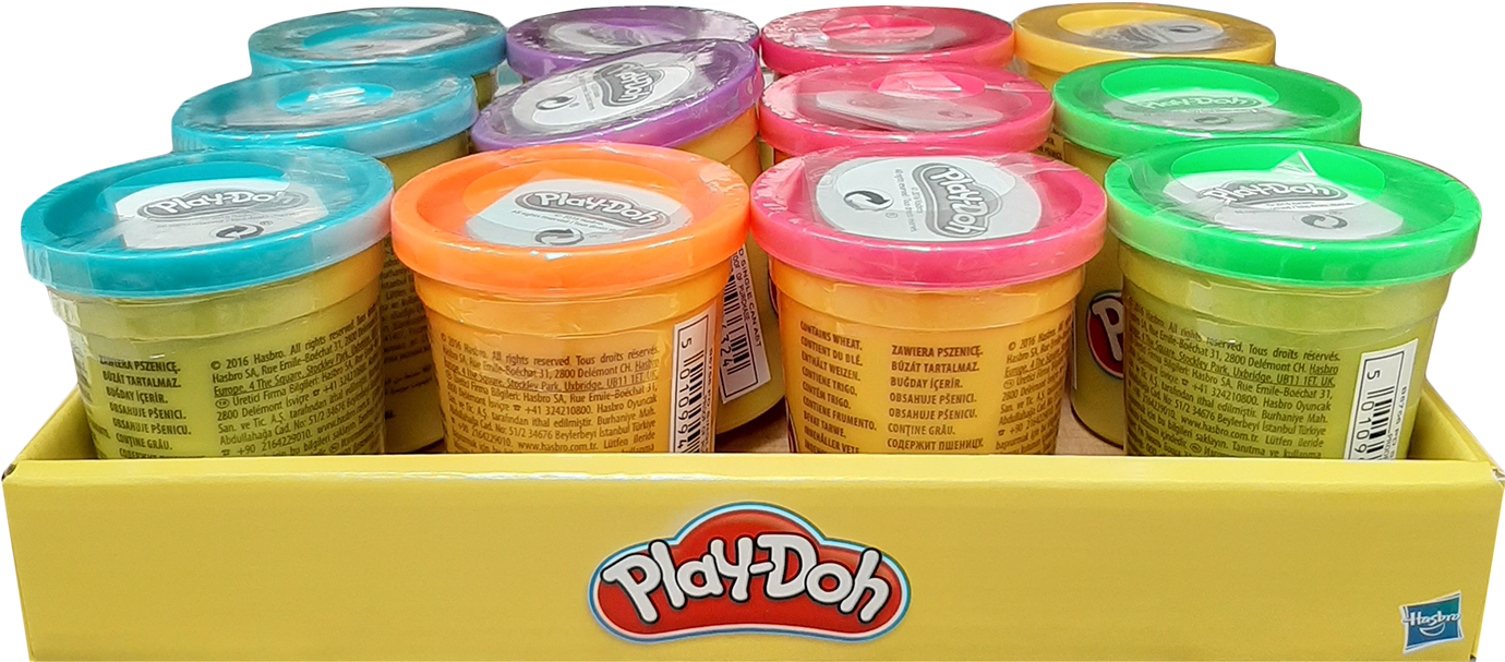 Download Play Doh Assorted Colors Containers | Wallpapers.com