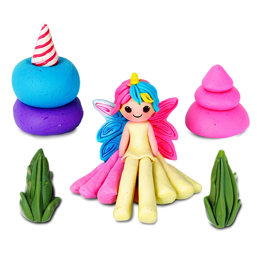 Download Playdough Fairy And Unicorn Set Png 85 | Wallpapers.com