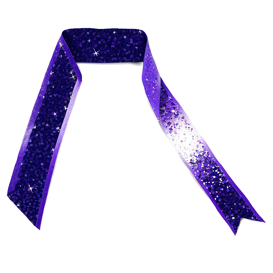 Download Purple Glitter Ribbon Png 70 | Wallpapers.com