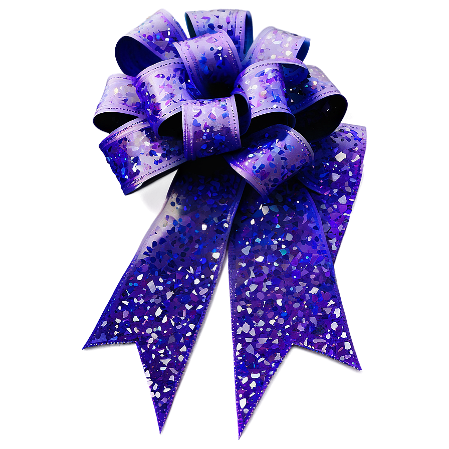 Download Purple Glitter Ribbon Png 75 | Wallpapers.com