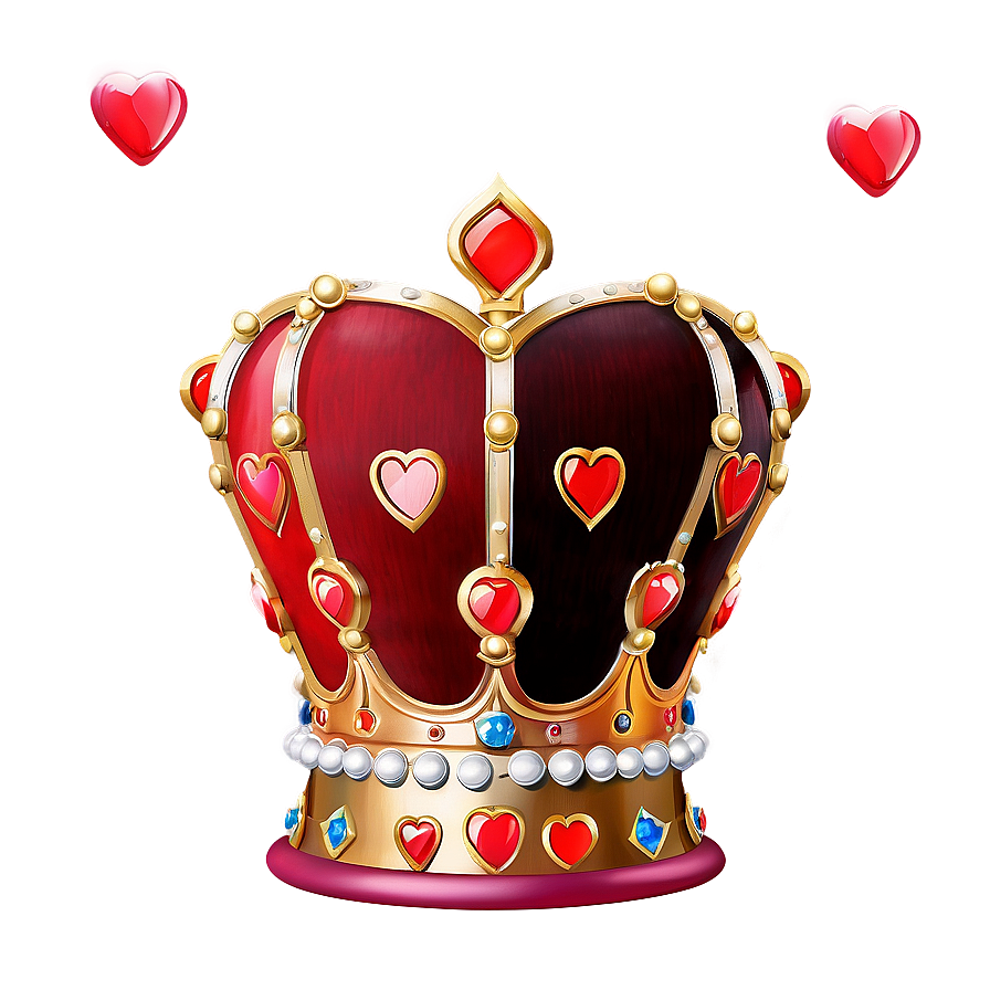 Download Queen Of Hearts Crown Png 4 | Wallpapers.com