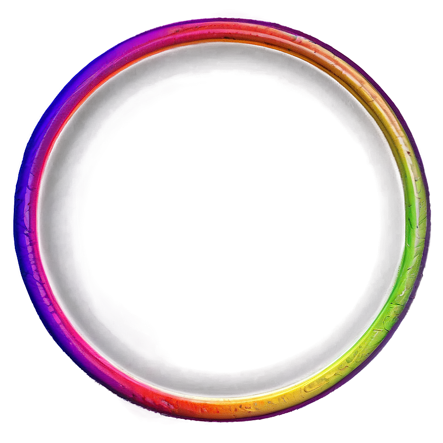 Download Rainbow Circle Frame Png 04292024 | Wallpapers.com