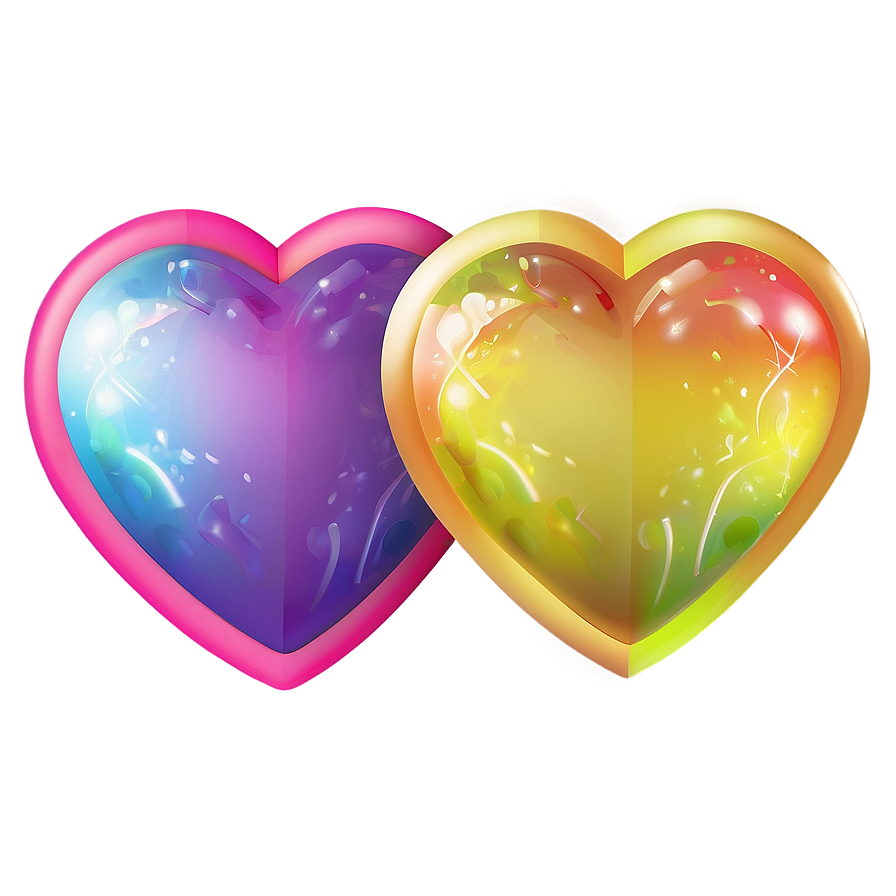 Download Rainbow Heart Emoji Transparent Clipart Pkr13 | Wallpapers.com