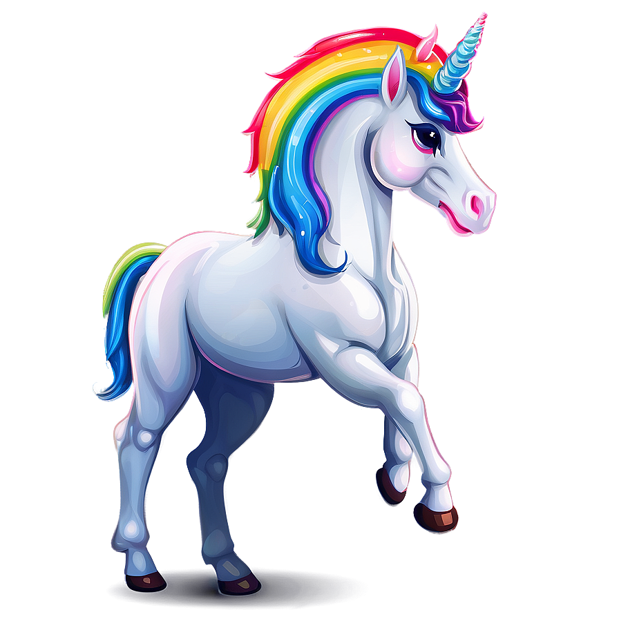 Download Rainbow Unicorn Clipart Png 06262024 | Wallpapers.com
