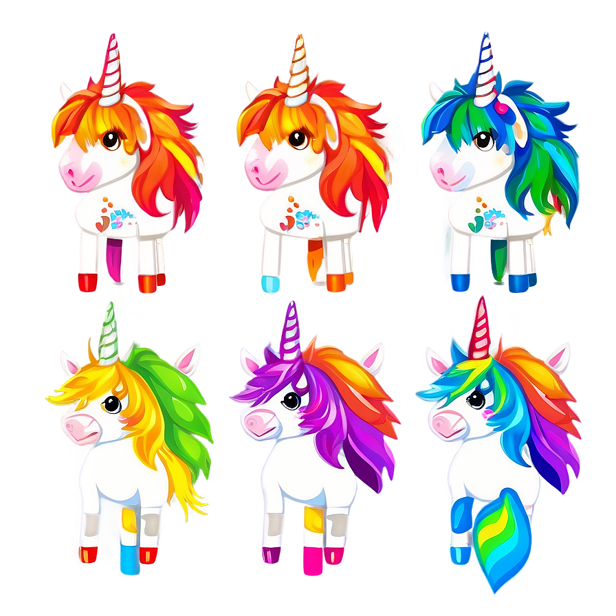 Download Rainbow Unicorn Clipart Png 67 | Wallpapers.com