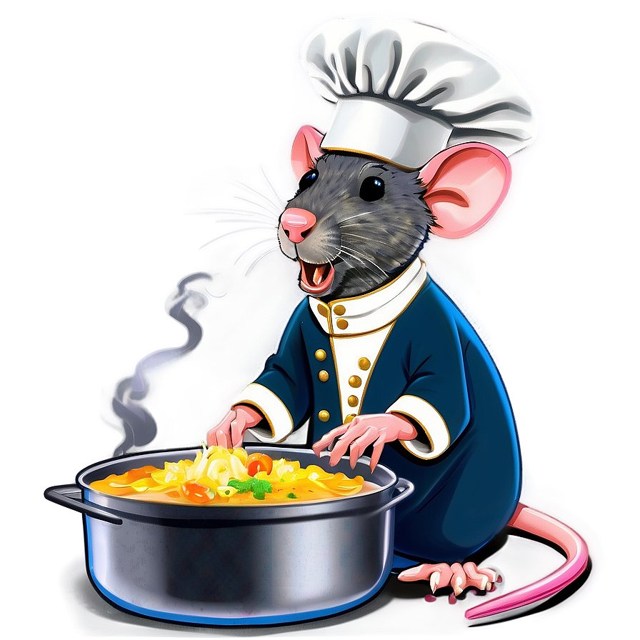 Download Rat Chef Cooking Png Uqr | Wallpapers.com