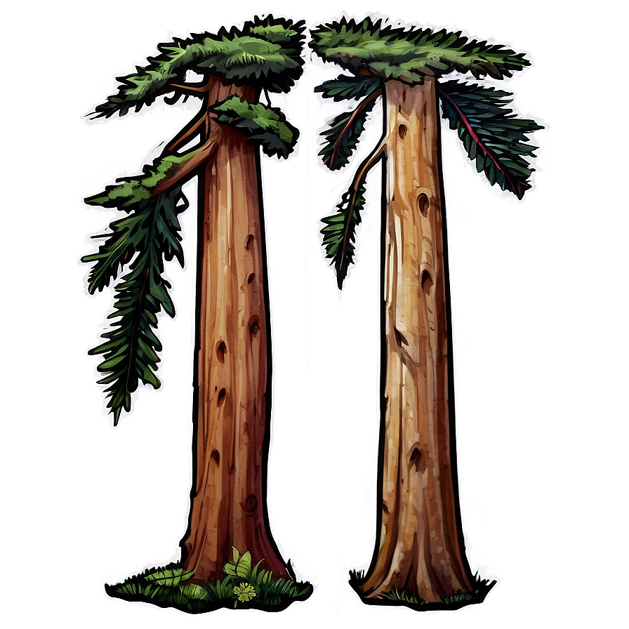 Download Redwood Forest Giants Png 1 | Wallpapers.com