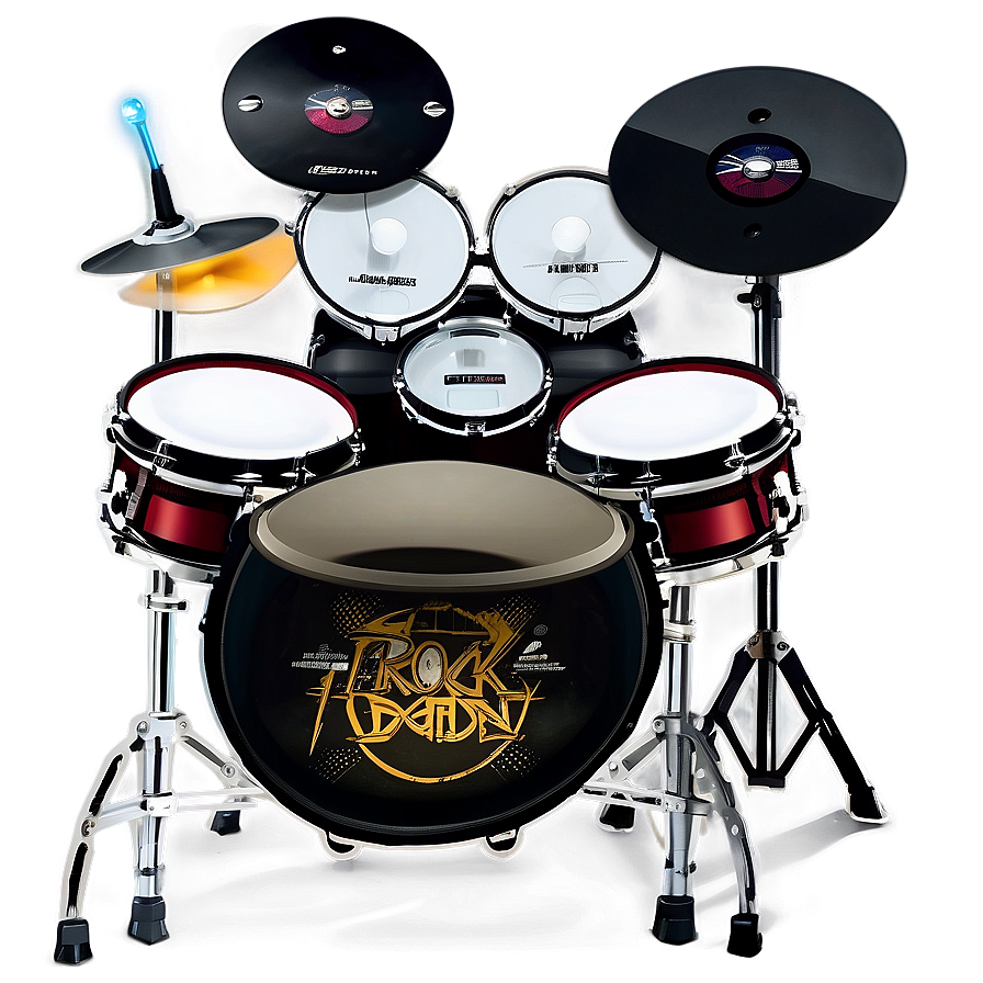 Download Rock Band Drum Kit Png Kwh | Wallpapers.com