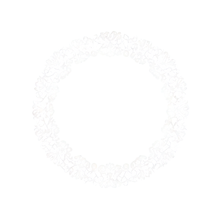 Download Round Lace Frame Png Uxk72 | Wallpapers.com