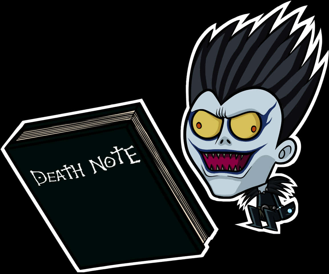 [100+] Death Note Ryuk Png Images | Wallpapers.com