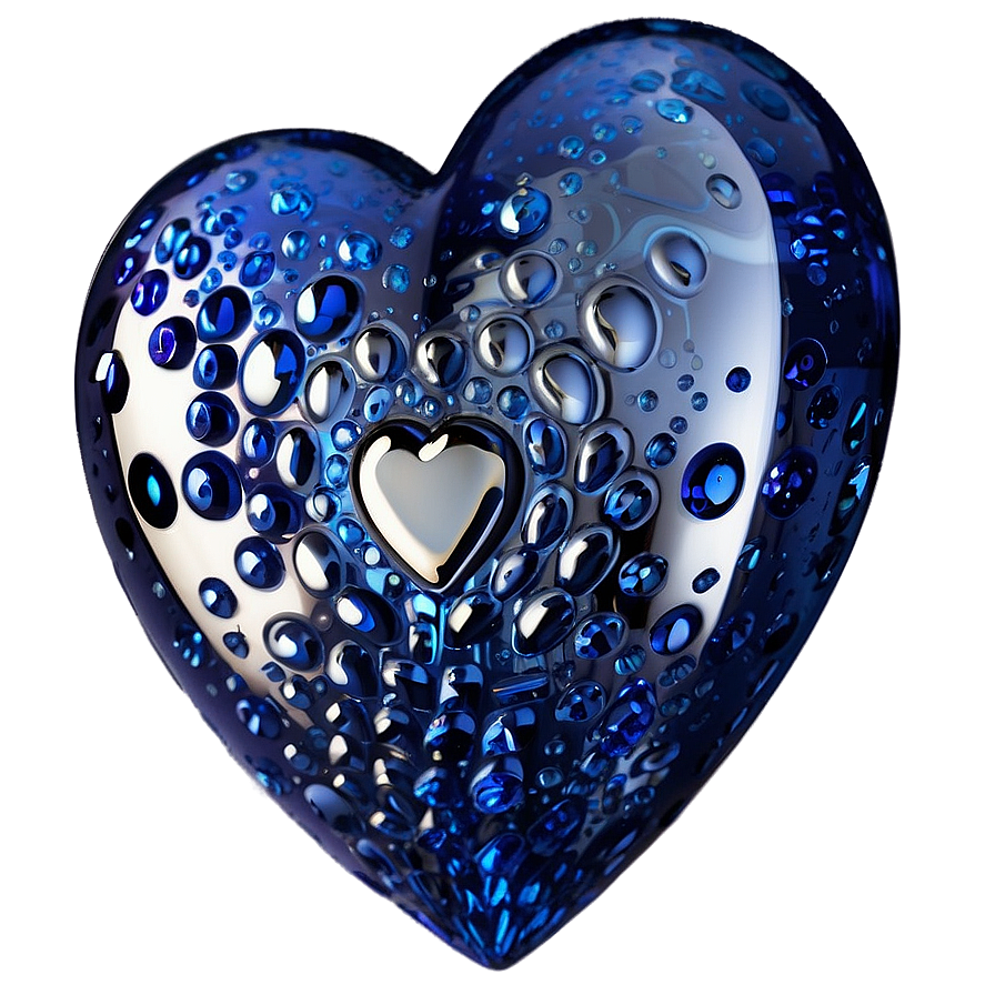 Download Sapphire Blue Heart Emoji Png 06272024 | Wallpapers.com