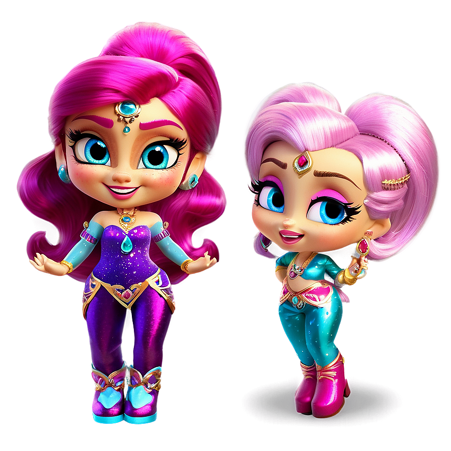 Download Shimmer And Shine B | Wallpapers.com