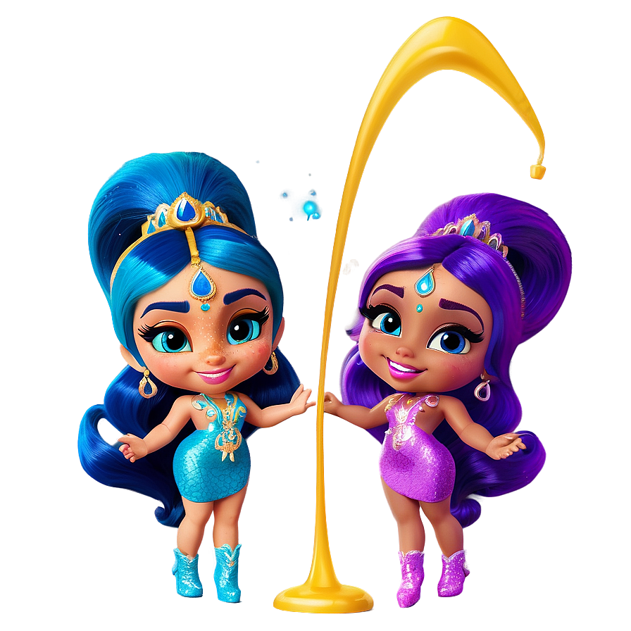 Download Shimmer And Shine Secret Genies Png Nyo | Wallpapers.com