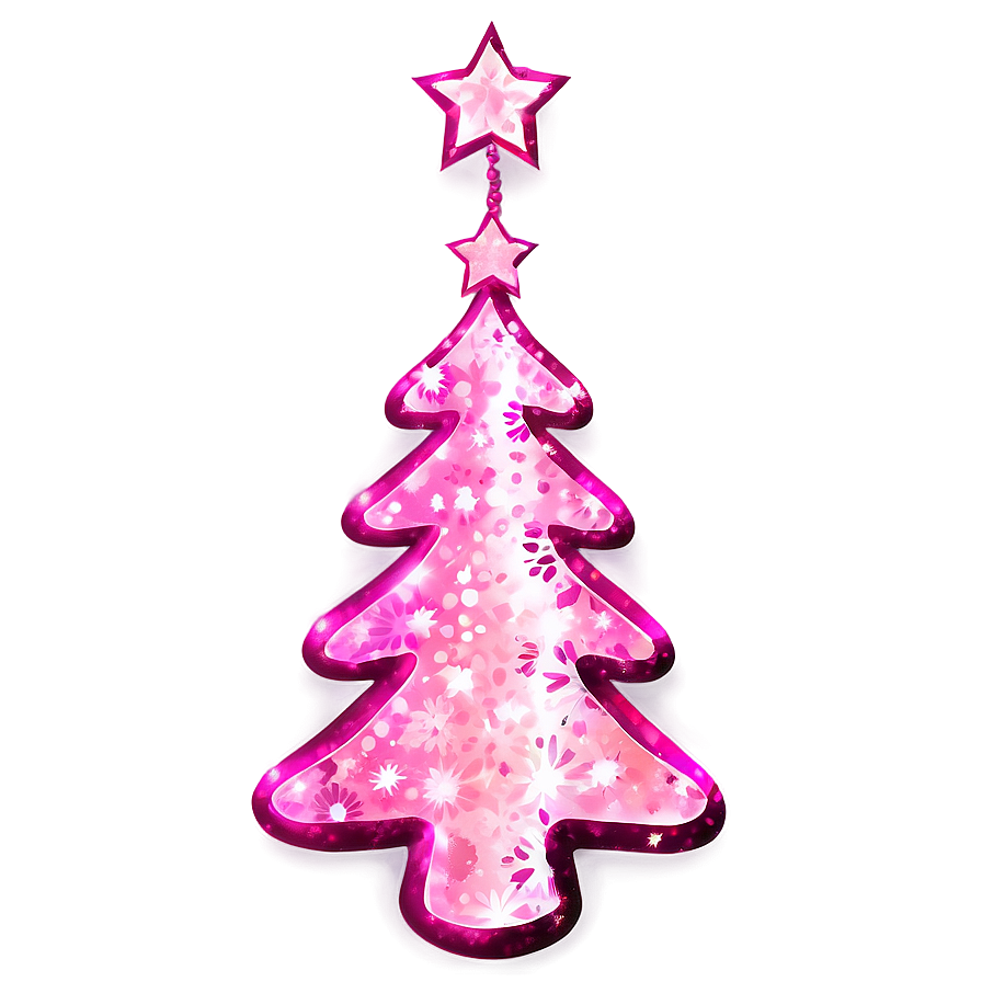 [200+] Pink Christmas Tree Png Images | Wallpapers.com