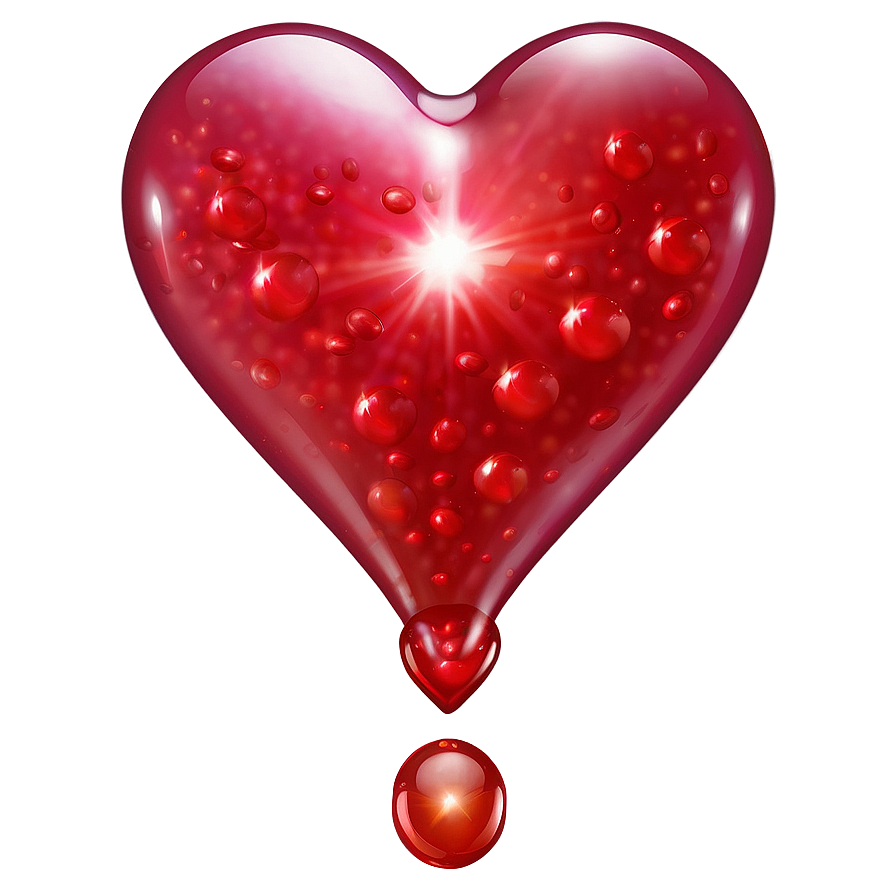 Download Shiny Red Heart Png Iag | Wallpapers.com