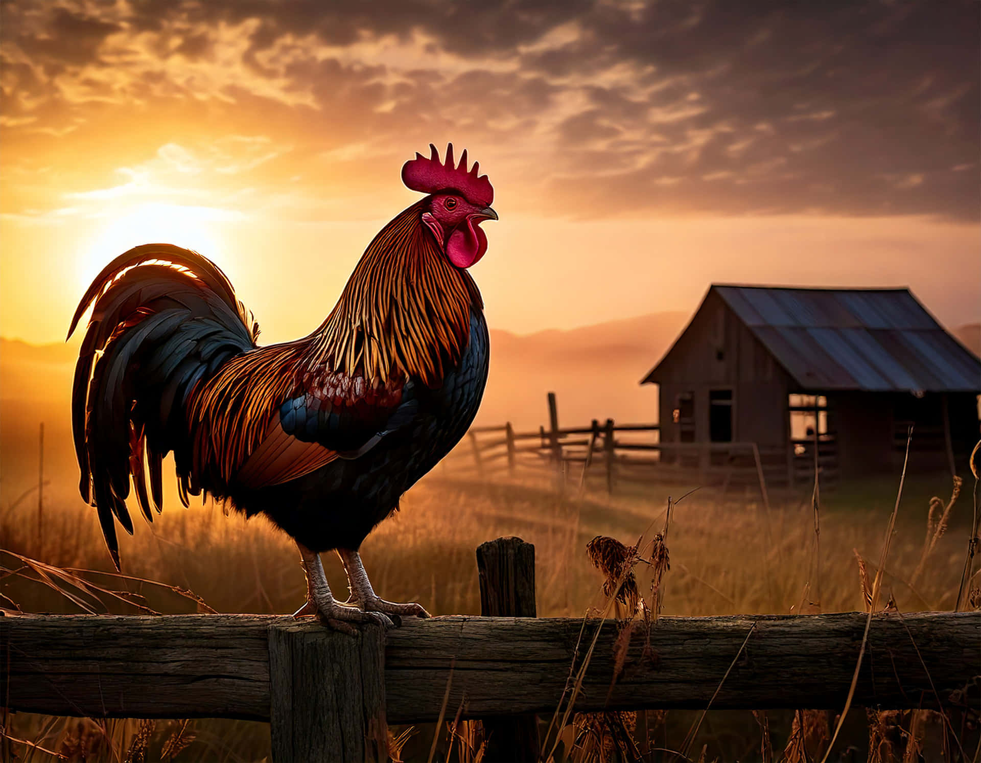 [100+] Rooster Wallpapers | Wallpapers.com