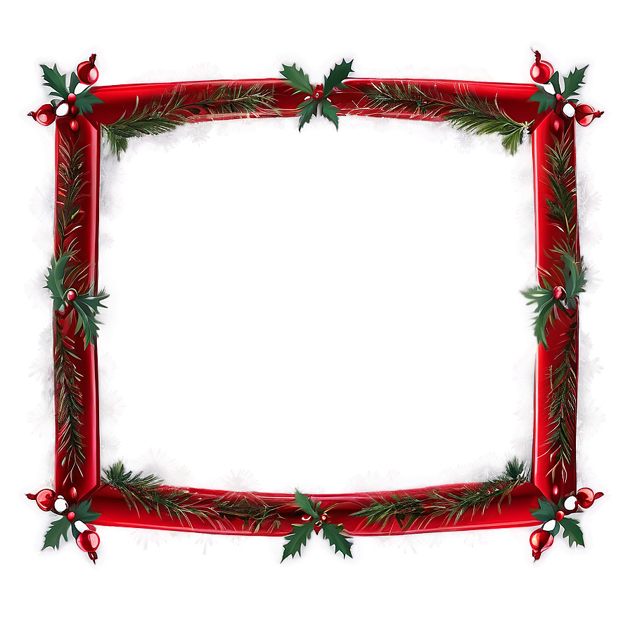 Download Simple Christmas Frame Png Qvb | Wallpapers.com