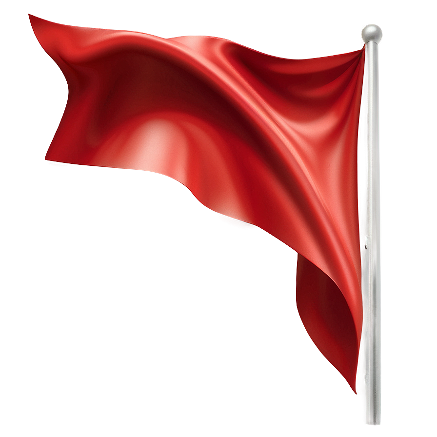 Download Smooth Red Flag Outline Png 05252024 | Wallpapers.com