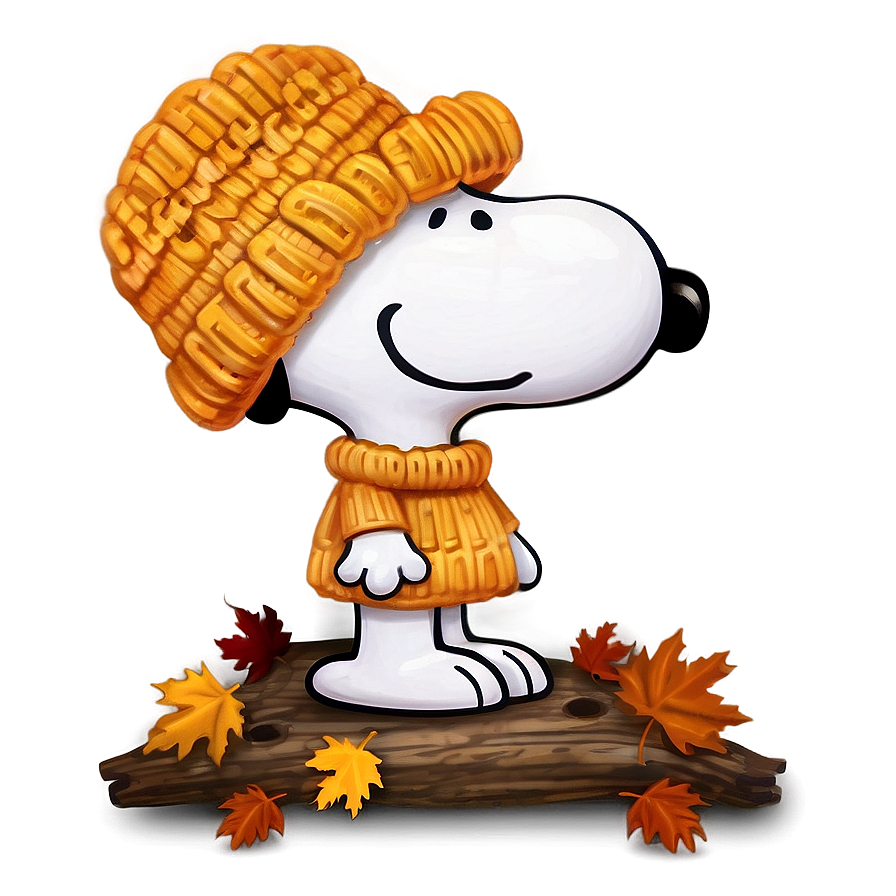 Download Snoopy Fall Sweater Weather Png 73 | Wallpapers.com