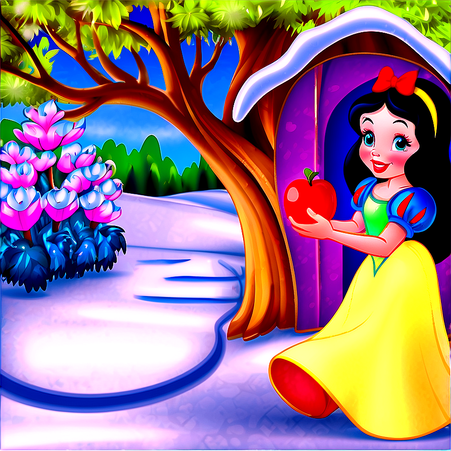 Download Snow White Fairytale Scene Png 33 | Wallpapers.com