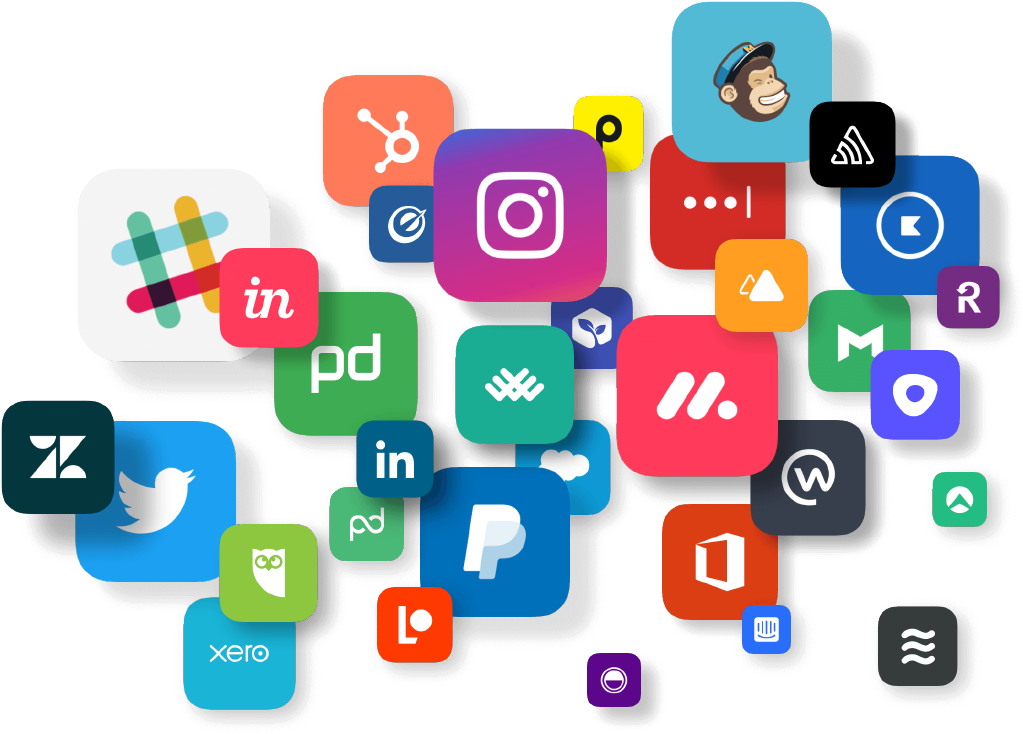 Download Social Media Apps Collage | Wallpapers.com