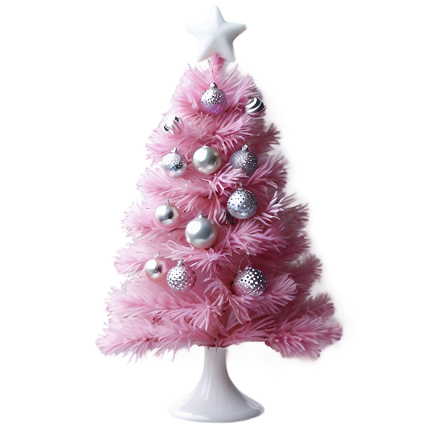 Download Soft Pink Christmas Tree Png 80 | Wallpapers.com
